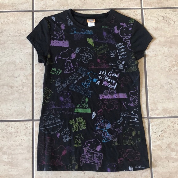 Mighty Fine | Tops | Peanuts Snoopy Mighty Fine Tshirt | Poshmark